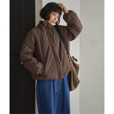 異素材カラーショートダウン[品番：XT000014931]｜aimoha （アイモハ