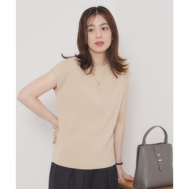 ラウンドヘムニットベスト[品番：BCYW0030820]｜BACKYARD FAMILY