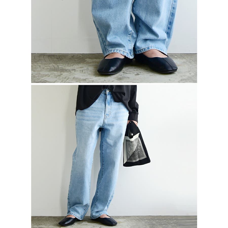 デニムストレートパンツ デニム レディース[品番:ZX000006742 デニムストレートパンツ デニム レディース[品番:ZX000006742