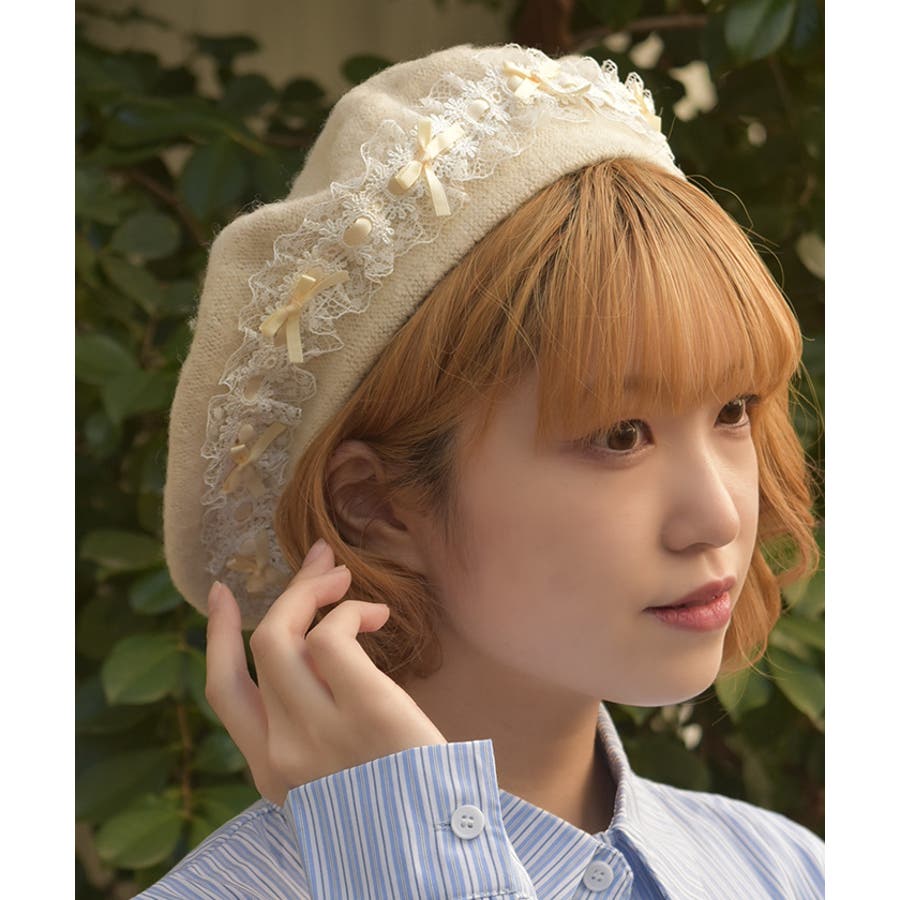 はしごレースリボンベレー[品番：IGAW0007448]｜axes femme（アクシーズファム）のレディースファッション通販 ...