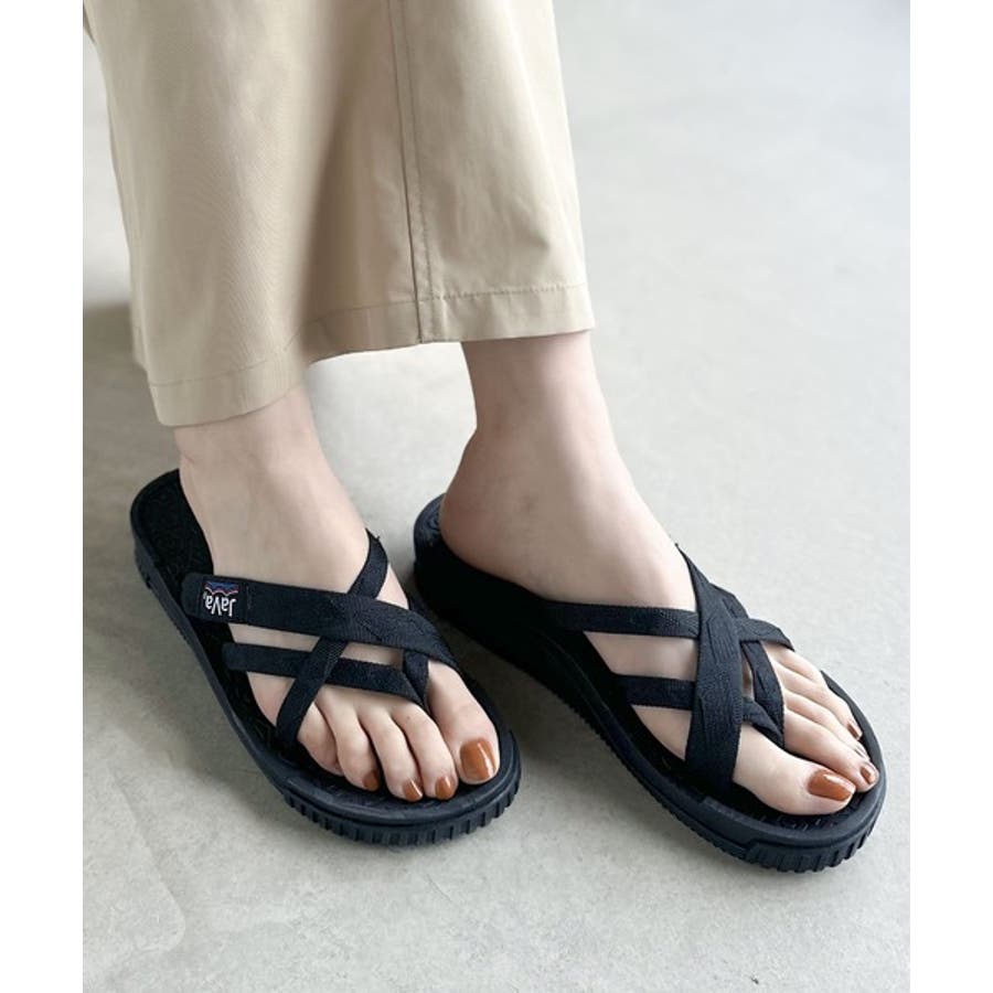 《JaVa ジャバコラボ》クロスストラップサンダル[品番：WZ000004496]｜Classical Elf （クラシカルエルフ）のレディースファッション通販｜SHOPLIST（ショップリスト）