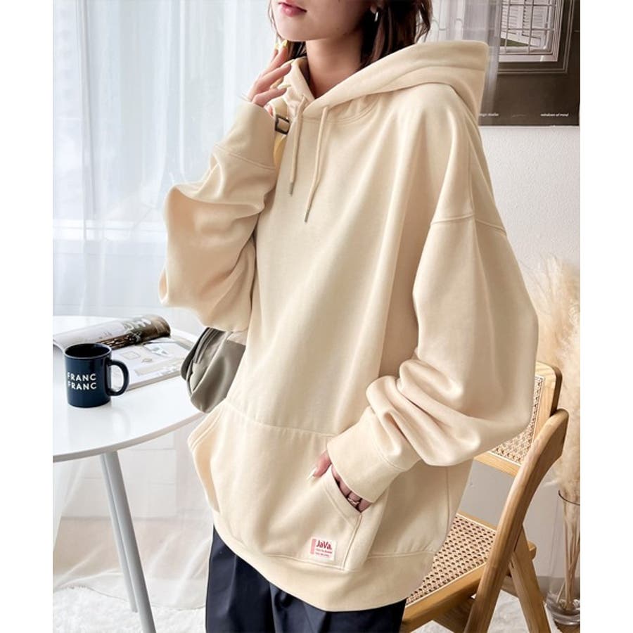 たっぷりボリュームで華奢見え、裏起毛ビッグシルエットパーカー[品番：WZ000004330]｜Classical Elf （クラシカルエルフ）のレディースファッション通販｜SHOPLIST ...