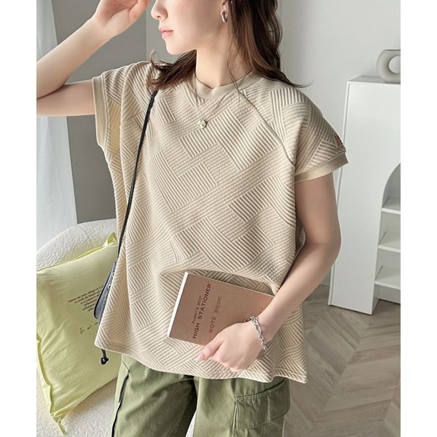 《JaVa ジャバコラボ》大人の上級見え。斜めストライプ柄ラグランTee[品番：WZ000004658]｜Classical Elf （クラシカルエルフ）のレディースファッション通販 ...