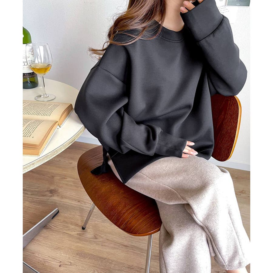 《JaVaジャバ コラボ》滑らか＆艶やか。ゆったりダンボールニットプルオーバー[品番：WZ000004405]｜Classical Elf （クラシカルエルフ）のレディースファッション通販 ...