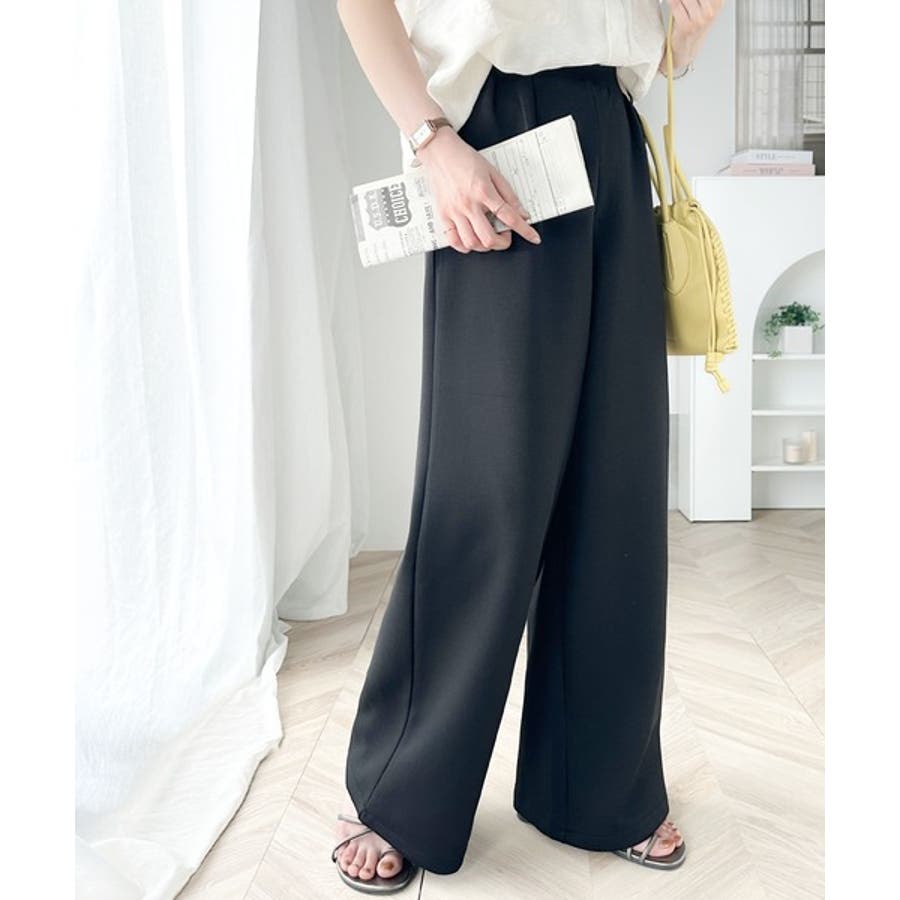 《JaVaジャバ コラボ》ダンボールニットタックワイドパンツ[品番：WZ000004408]｜Classical Elf （クラシカルエルフ）のレディースファッション通販｜SHOPLIST ...