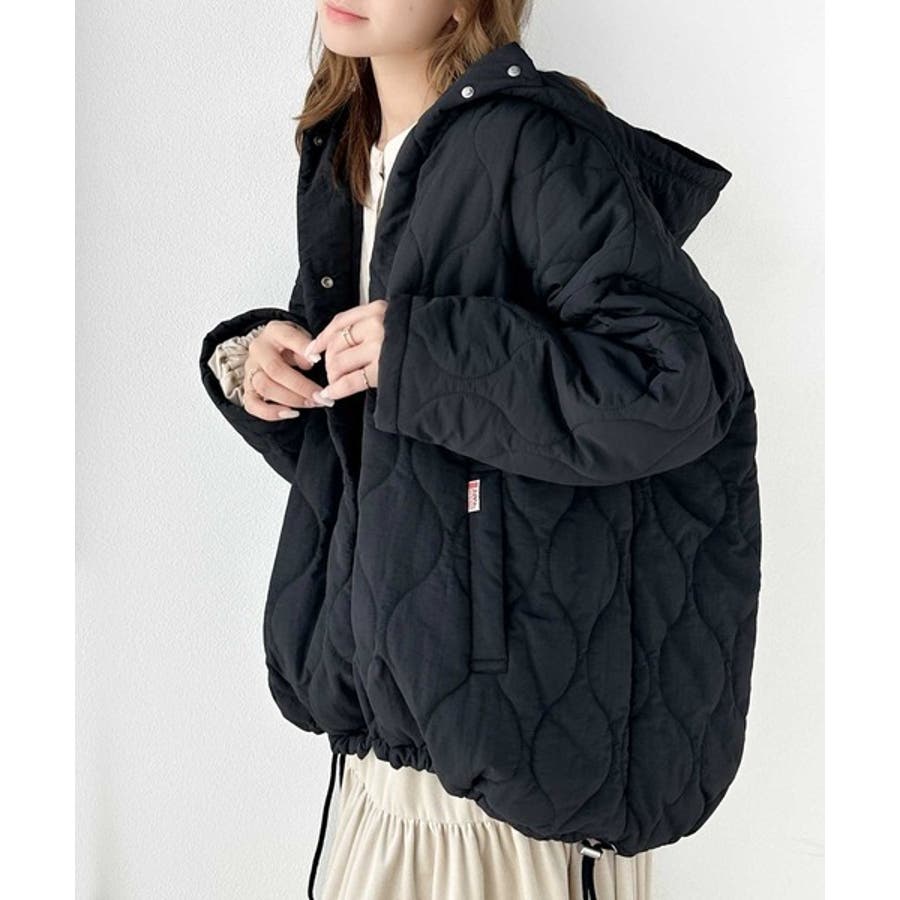 《Java ジャバコラボ》大人のこなれ感。キルティング中綿フード付きブルゾン[品番：WZ000004800]｜Classical Elf （クラシカルエルフ）のレディースファッション通販 ...