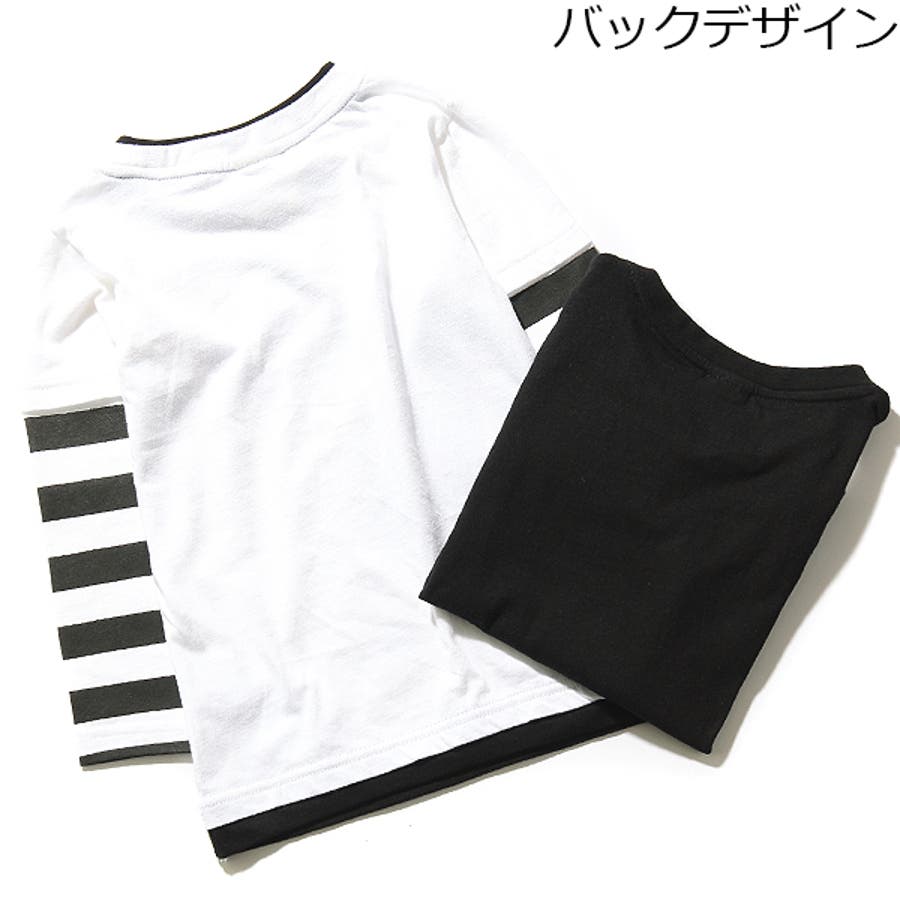 重ね着風 トップス 子供服[品番：VR000007490]｜devirock（デビロック）のキッズファッション通販｜SHOPLIST（ショップリスト）