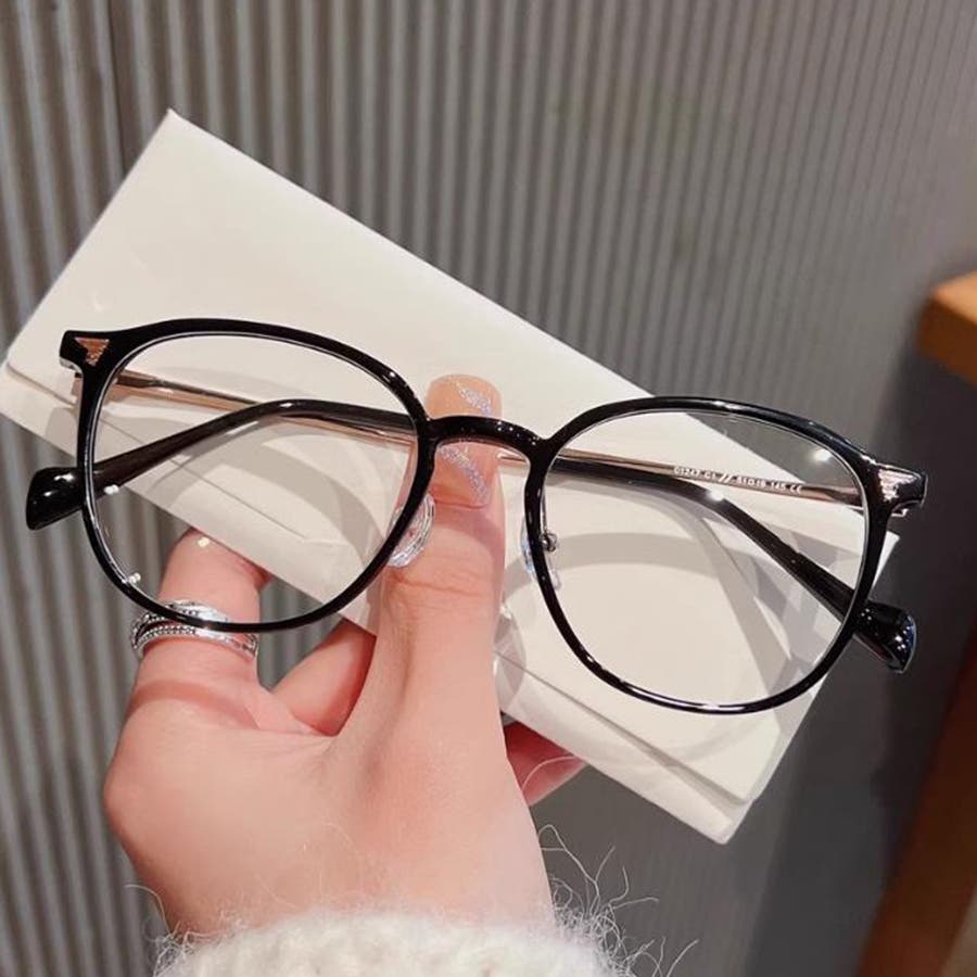 メタルテンプルファッションメガネ メタルテンプル クリア メタルテンプルファッションメガネ メタルテンプル クリア