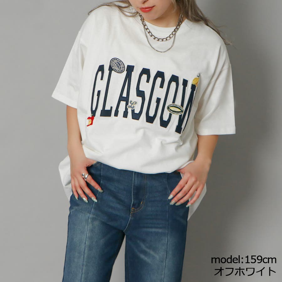 フェルトロゴリンゴ刺しゅうTシャツ[品番：GORW0008633]｜GORGE （ゴージ）のレディースファッション通販｜SHOPLIST ...