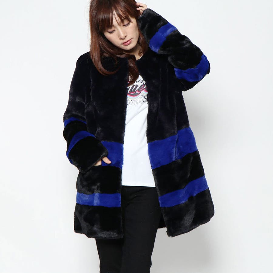 [GUESS] MACHI FAUX-FUR COAT[品番：GUEW0002569]｜GUESS【WOMEN】（ゲス）のレディース ...
