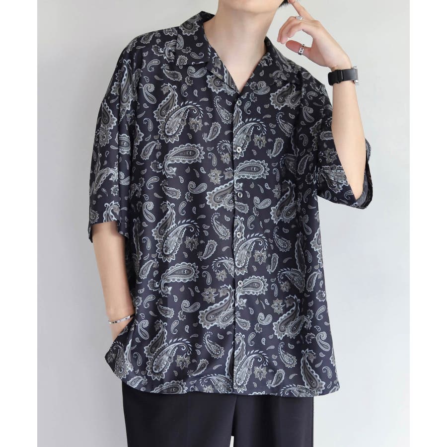 Mr.SZK × JUNRed / ペイズリープリントハーフスリーブシャツ[品番：JRDM0037462]｜JUNRed（ジュンレッド）のメンズファッション通販｜SHOPLIST（ショップリスト）