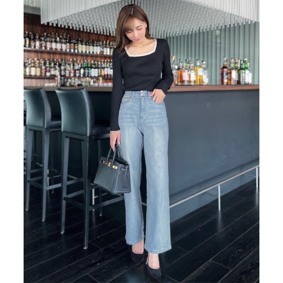 デニム ワイドパンツ ワイドデニムパンツ[品番：KO000014304]｜KOBE LETTUCE（コウベレタス）のレディースファッション通販｜SHOPLIST（ショップリスト）