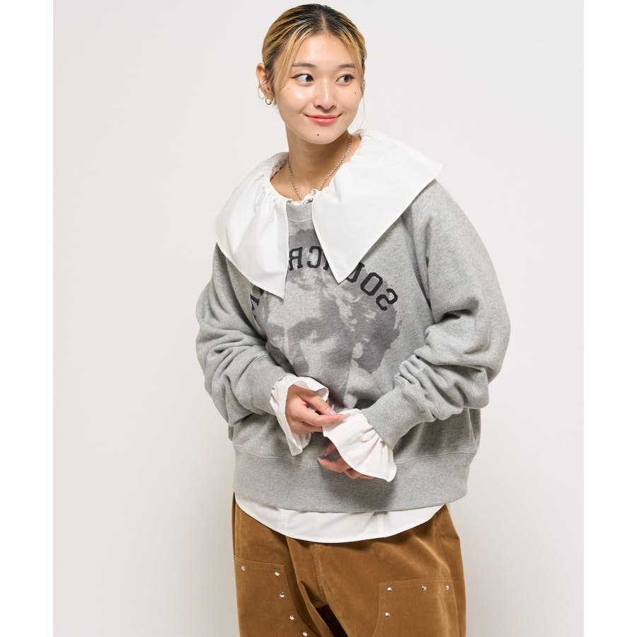 【WHO'S WHO gallery】BIGカラーラッフルブラウス[品番：PALW0006767]｜PAL GROUP OUTLET（パル ...