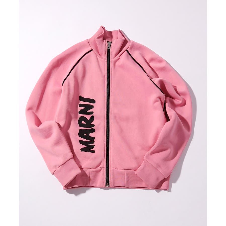 MARNI マルニ ブランドロゴジップアップスウェット[品番 MARNI マルニ ブランドロゴジップアップスウェット[品番