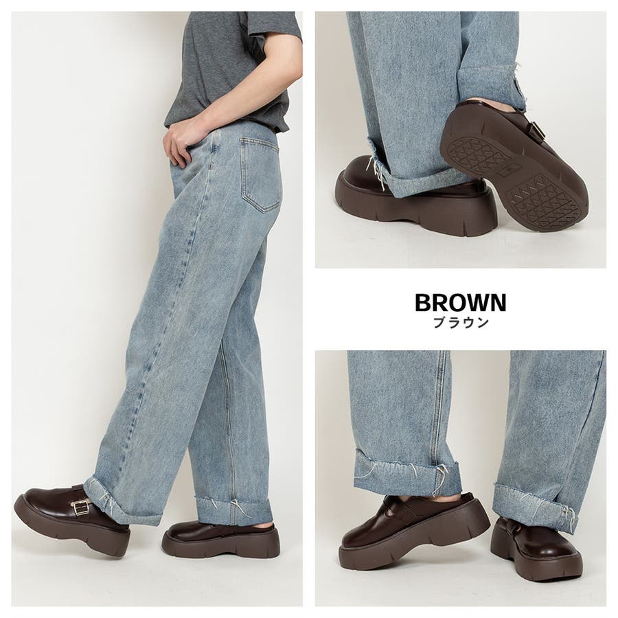 ベルトポイント 厚底 サボサンダル[品番：XO000005283]｜SVEC（シュベック）のレディースファッション通販｜SHOPLIST（ショップリスト）