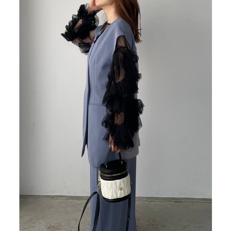 バックシアージレセットアップドレス[品番:KTKW0010437 バックシアージレセットアップドレス[品番:KTKW0010437