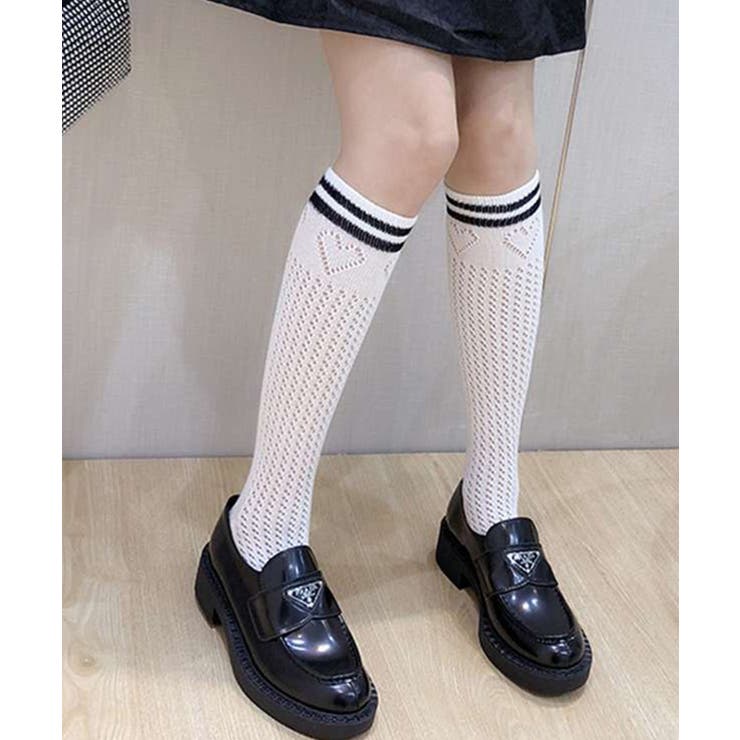 レース編みロングソックス 靴下[品番：XT000009555]｜aimoha （アイモハ）のレディースファッション通販｜SHOPLIST（ショップリスト）