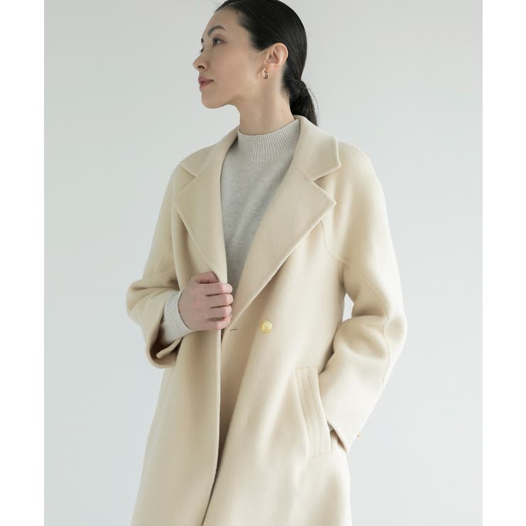 【DECADE CLASSIC】ベルト付きロングチェスターコート[品番：XT000009691]｜DECADECLASSIC（ディケイド ...