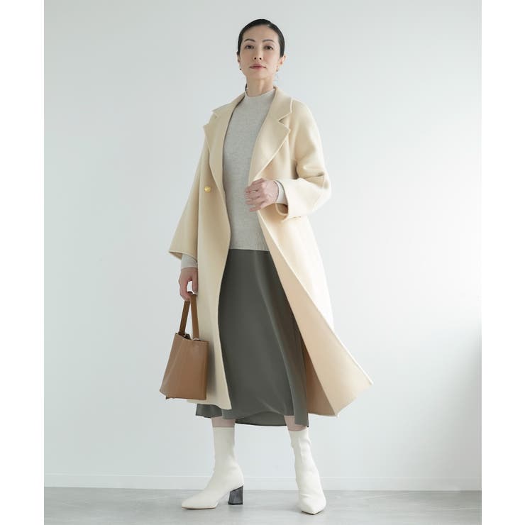 【DECADE CLASSIC】ベルト付きロングチェスターコート[品番：XT000009691]｜DECADECLASSIC（ディケイド ...