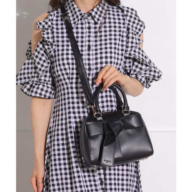 2way リボン ミニボストン[品番：ALTB0002437]｜ALTROSE（アルトローズ）のレディースファッション通販｜SHOPLIST（ショップリスト）