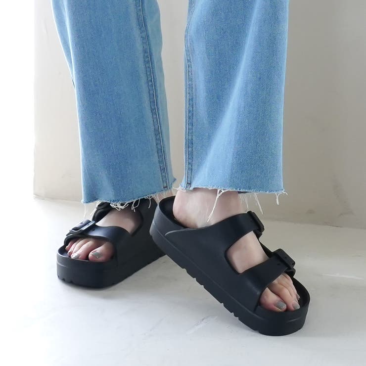 厚底 コンフォートサンダル レディース[品番:BNZS1683987 厚底 コンフォートサンダル レディース[品番:BNZS1683987