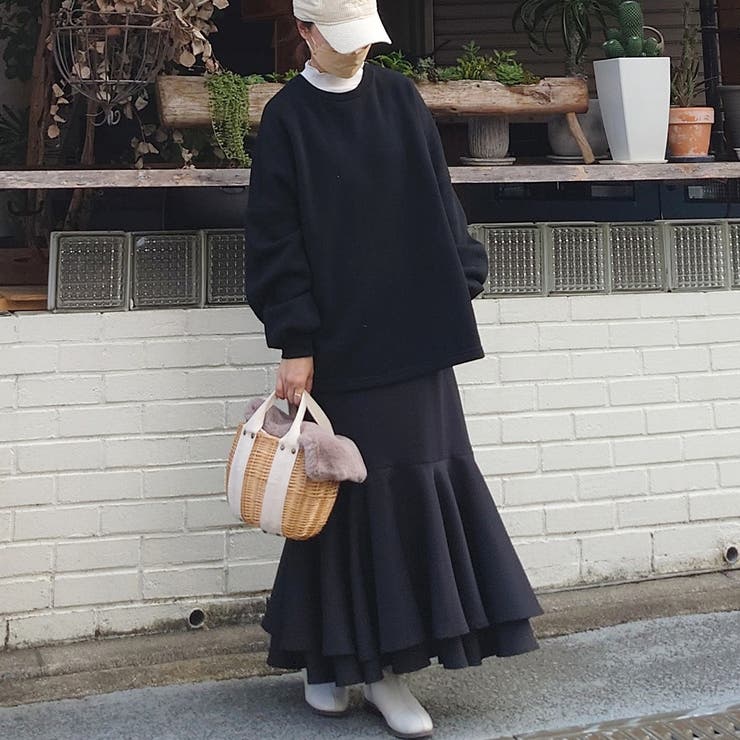 バックスリットパールスウェット[品番：AMTW0009824]｜JUNOAH（ジュノア ）のレディースファッション通販｜SHOPLIST（ショップリスト）