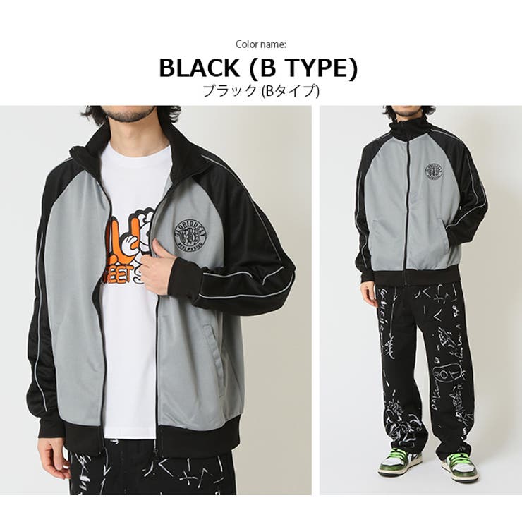 トラックジャケット メンズ ハイネック[品番:RQ000009385 トラックジャケット メンズ ハイネック[品番:RQ000009385