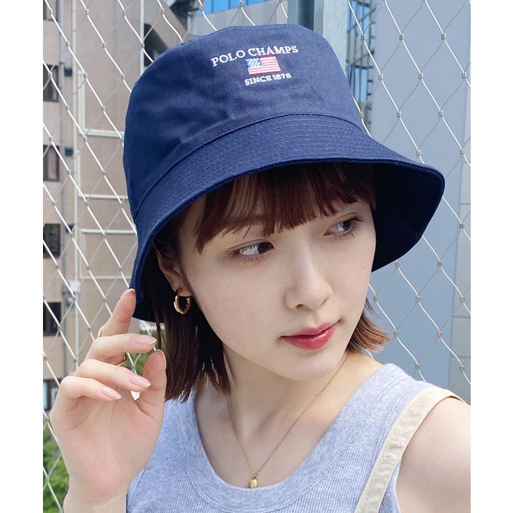 POLO CHAMPS / リバーシブルバケットハット[品番:OUTW0000458 POLO CHAMPS / リバーシブルバケットハット[品番:OUTW0000458