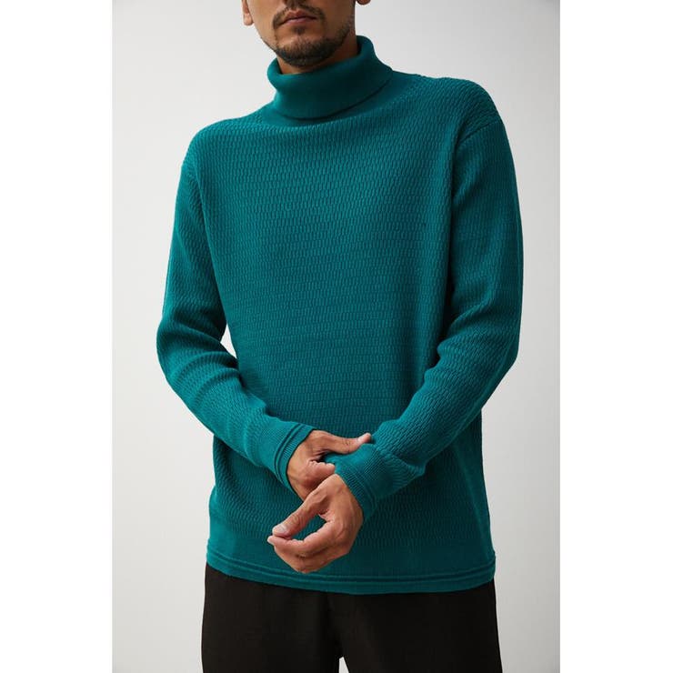HONEYCOMB TURTLE NECK KNIT[品番：AZLW0020366]｜AZUL BY MOUSSY（アズールバイマウジー）のメンズファッション通販｜SHOPLIST（ショップリスト）