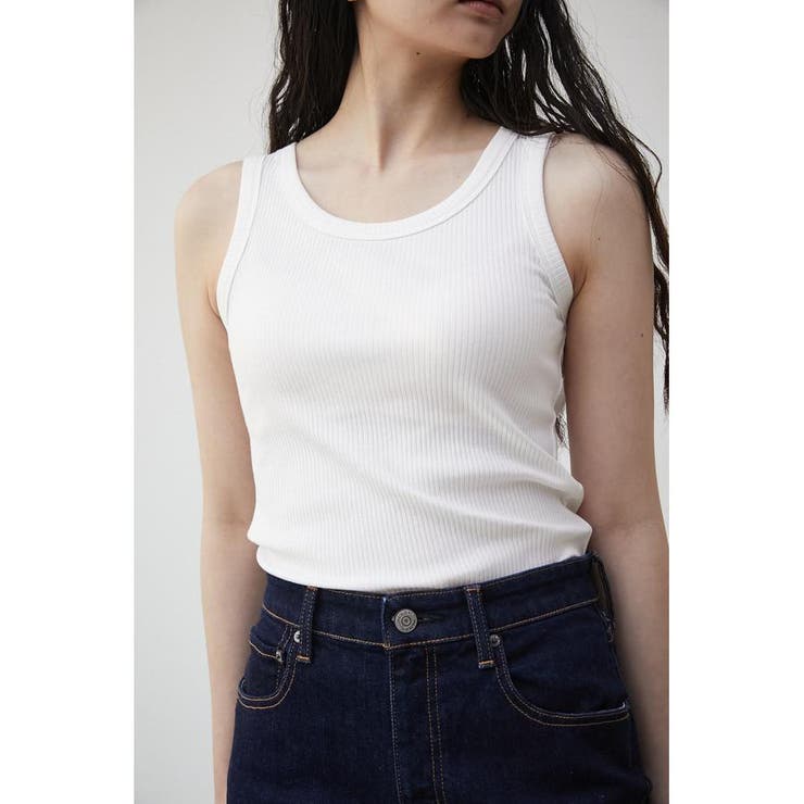 BASIC CREW NECK RIB TANK[品番：AZLW0020812]｜AZUL BY MOUSSY（アズールバイマウジー）のレディースファッション通販｜SHOPLIST（ショップリスト）