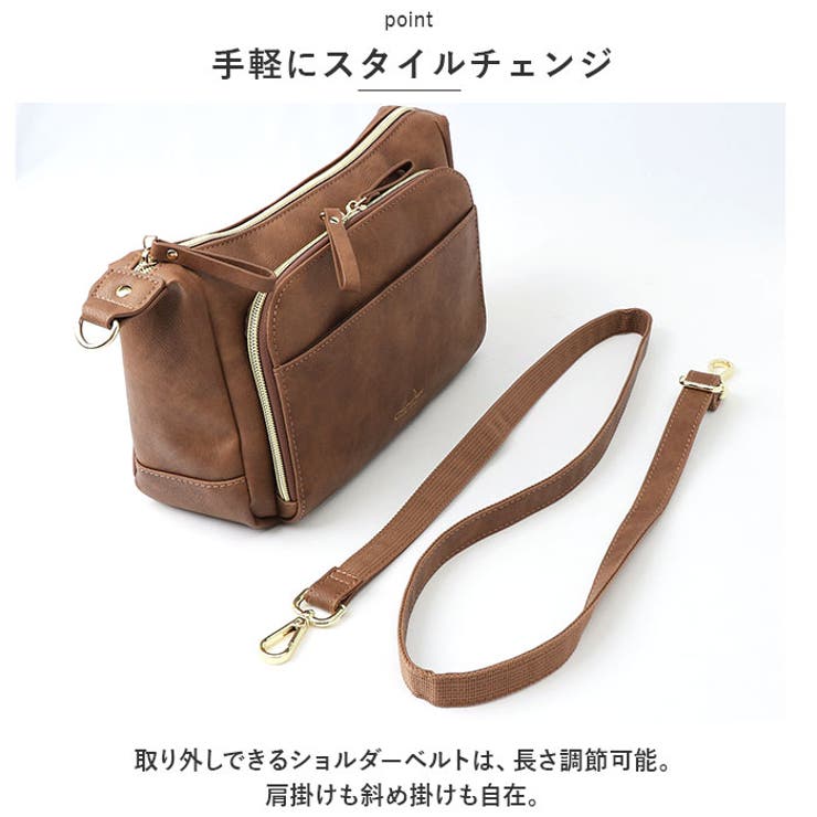 LIZDAYS お財布機能付きショルダーバッグ[品番:BCYW0021921 LIZDAYS お財布機能付きショルダーバッグ[品番:BCYW0021921