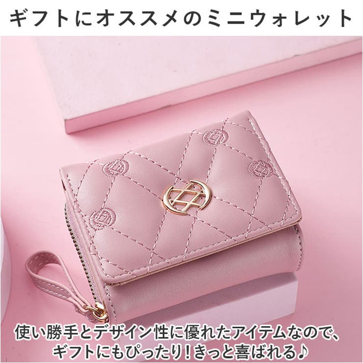 ミニ財布 三つ折り レディース おしゃれ dhwl062[品番 ミニ財布 三つ折り レディース おしゃれ dhwl062[品番