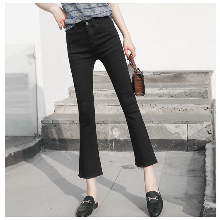 デニム パンツ レディース q8019[品番：BCYW0010419]｜BACKYARD FAMILY（バックヤードファミリー）のレディース ...