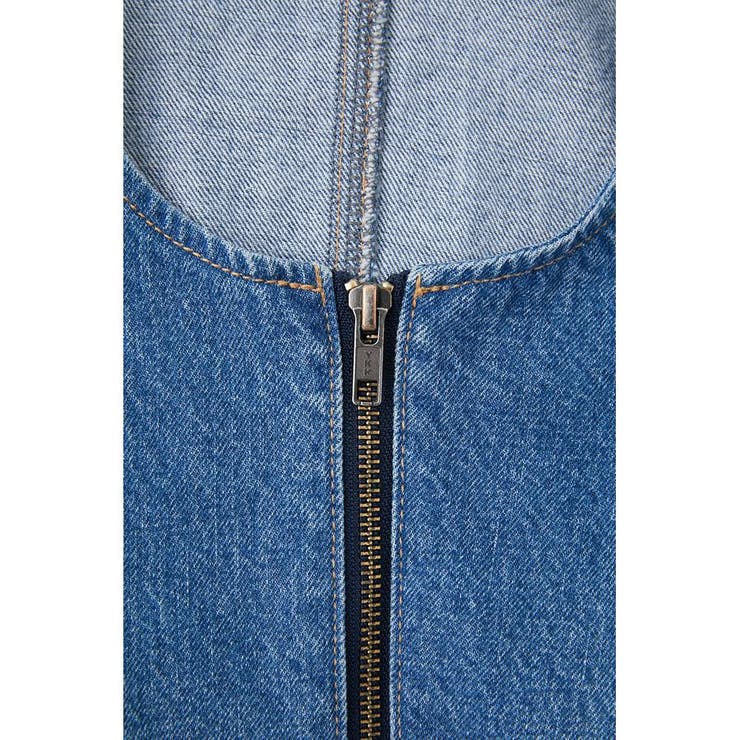 ZIP UP DENIM ミニドレス[品番：BJLW0025586]｜MOUSSY OUTLET