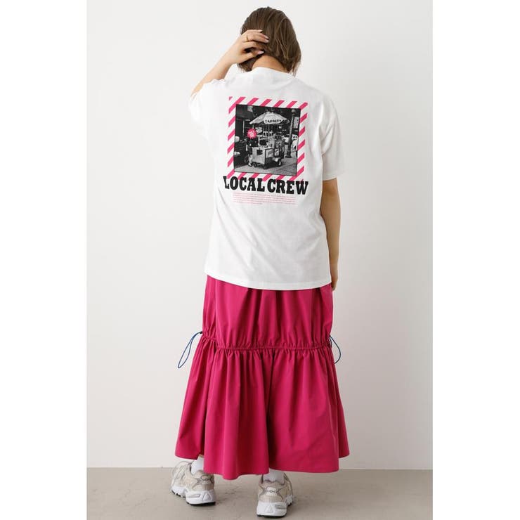 LOCAL CREW Tシャツ[品番：BJLW0026027]｜RODEO CROWNS WIDE BOWL（ロデオクラウンズワイドボウル）のレディースファッション通販｜SHOPLIST ...