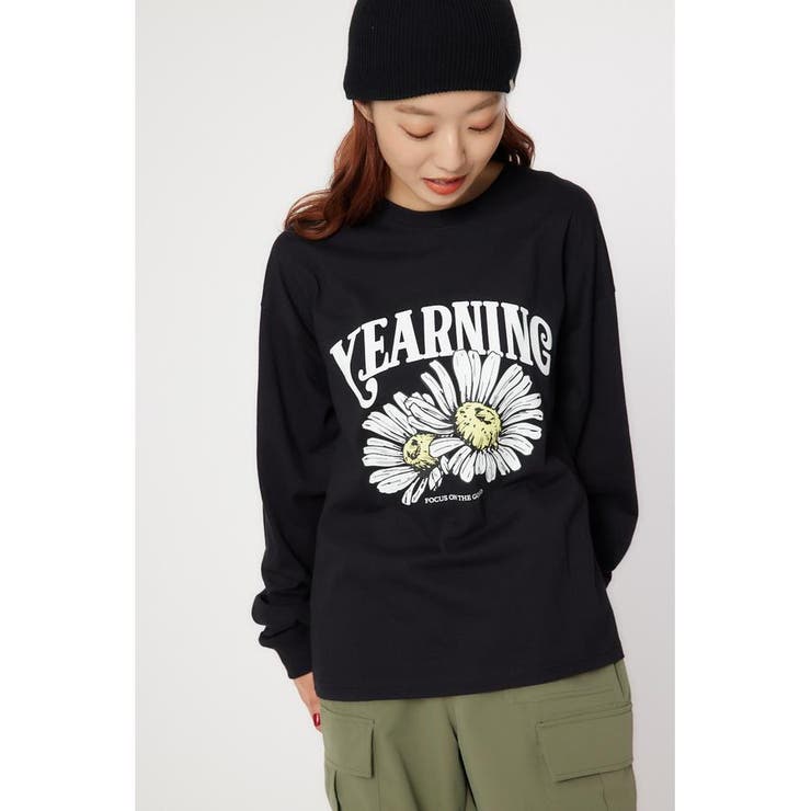 YEARNING FLOWER L/S Tシャツ[品番：BJLW0027205]｜RODEO CROWNS WIDE BOWL（ロデオ ...