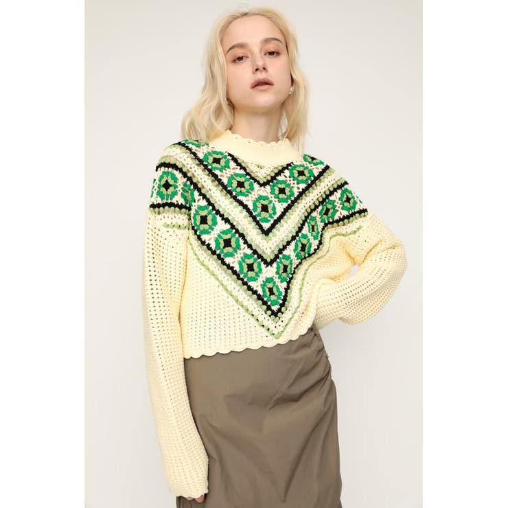 CROCHET MG トップス[品番：BJLW0021855]｜SLY OUTLET（スライアウトレット）のレディースファッション通販 ...