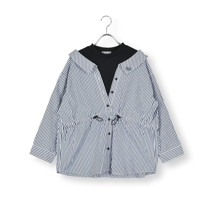 ウエストドロストドッキングシャツ(130~160cm)[品番：BEBK0007296]｜ZIDDY（ジディー）のキッズファッション通販｜SHOPLIST（ショップリスト）