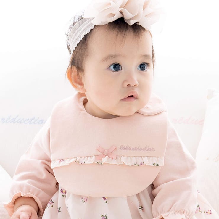 花柄フリルスタイ[品番：BEBK0007161]｜fillot de bb rduction（フィヨデュベベルダクティオン）のキッズファッション通販｜SHOPLIST（ショップリスト）