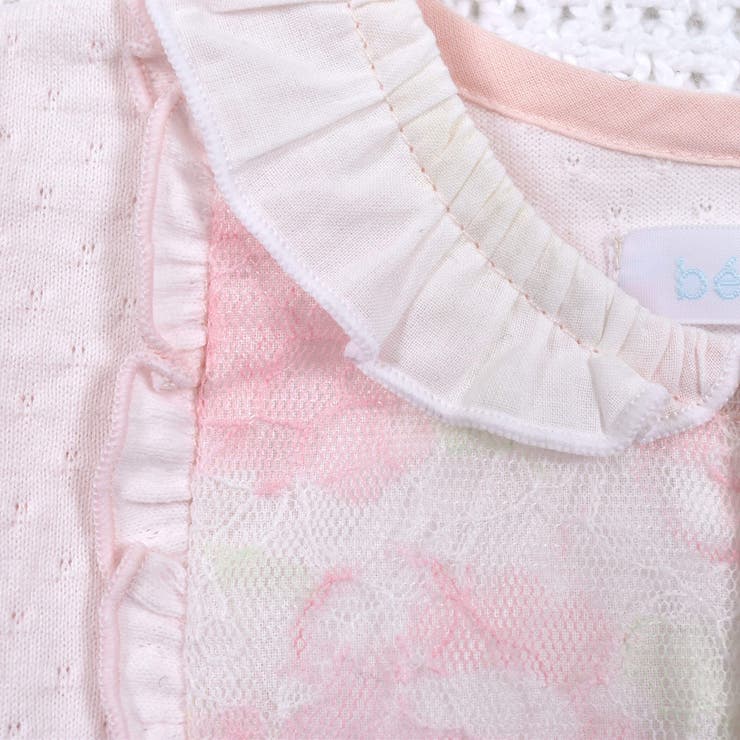 チュール花柄プリント2WAYオール(50~75cm)[品番：BEBK0007074]｜fillot de bb rduction（フィヨデュベベルダクティオン）のキッズファッション通販 ...