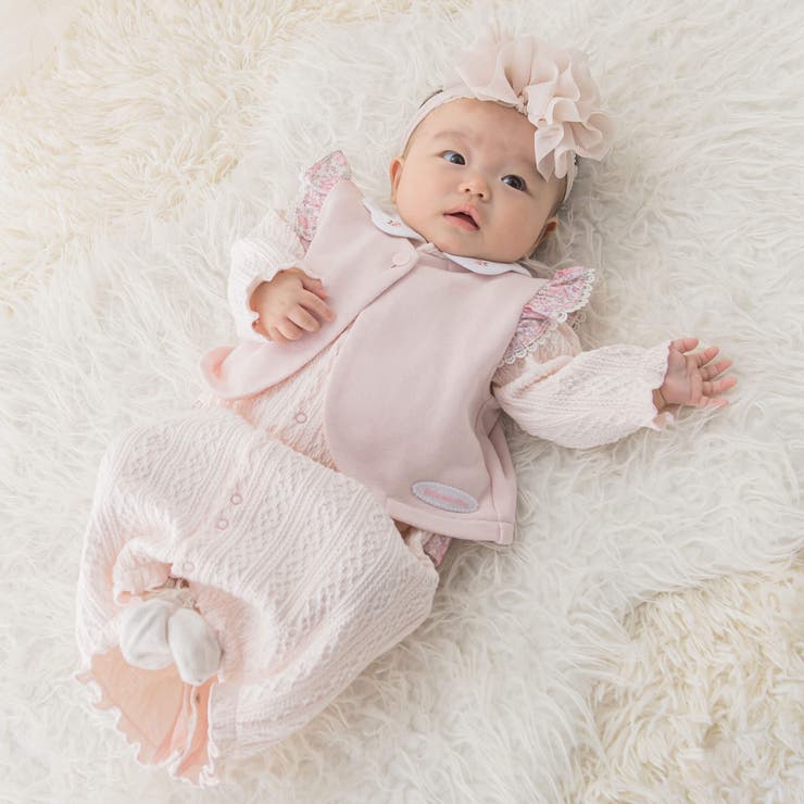 ケーブルニットベスト付2WAYオール(50~75cm)[品番：BEBK0007550]｜fillot de bb rduction（フィヨデュベベルダクティオン）のキッズファッション通販 ...