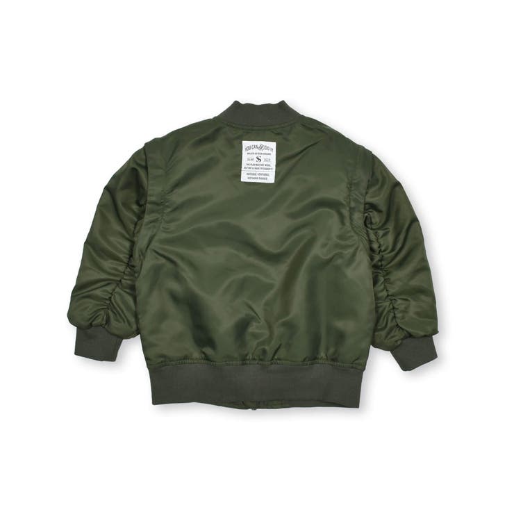 刺しゅう付2WAYタフタMA-1ジャケット(90~130cm)[品番：BEBK0007419]｜SLAP SLIP（スラップスリップ）のキッズファッション通販｜SHOPLIST（ショップリスト）