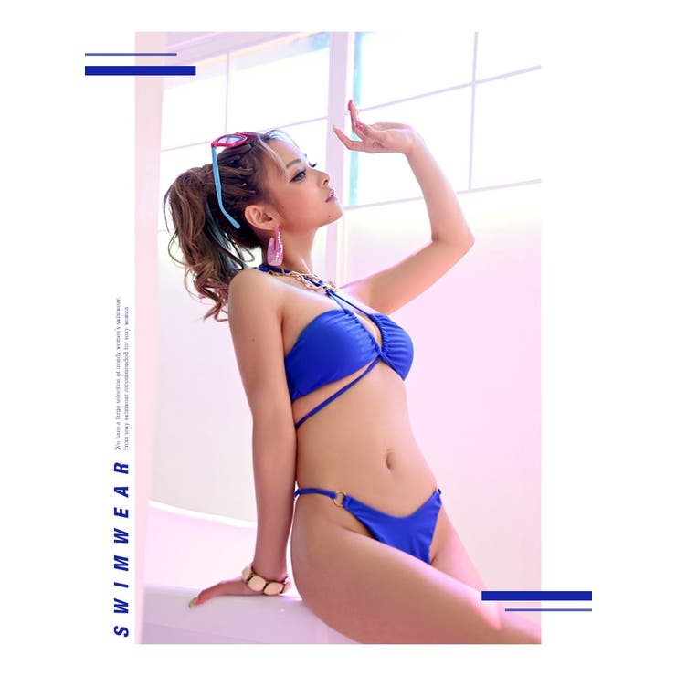 水着 青 谷間[品番：RV000011152]｜Ryuyu（リューユ）のレディースファッション通販｜SHOPLIST（ショップリスト）