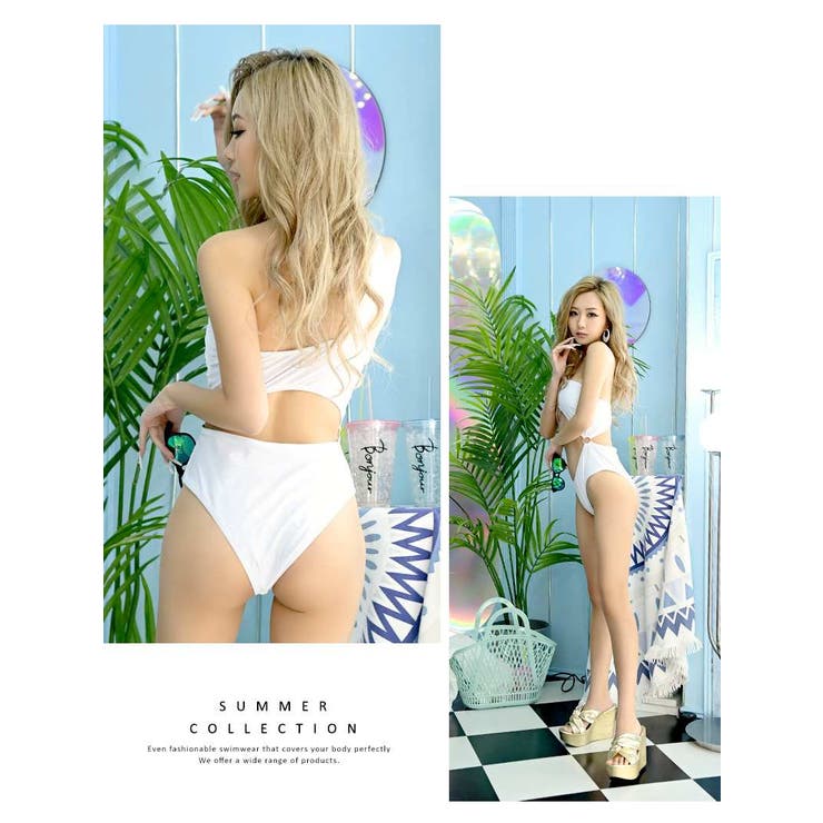 水着 モノキニ 白[品番：RV000011232]｜Ryuyu（リューユ）のレディースファッション通販｜SHOPLIST（ショップリスト）