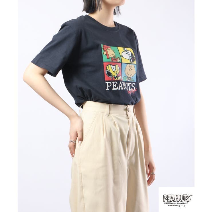 スヌーピー トップス Tシャツ[品番：YSDW0002490]｜CharaBasket（キャラバスケット）のレディースファッション通販｜SHOPLIST（ショップリスト）