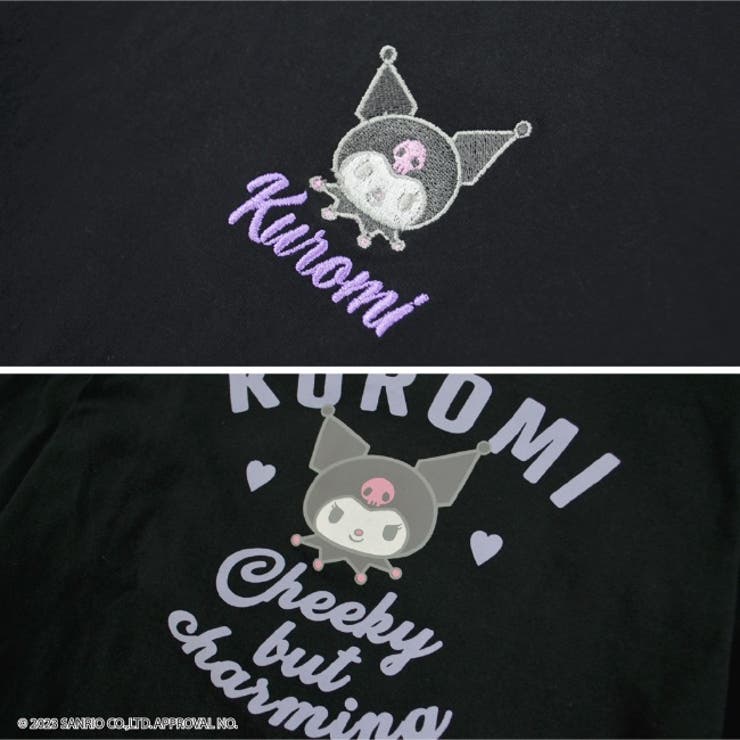 クロミ Tシャツ ロンT 長袖 プリント 刺繍[品番：YSDW0002350]｜CharaBasket（キャラバスケット）のレディースファッション通販｜SHOPLIST（ショップリスト）