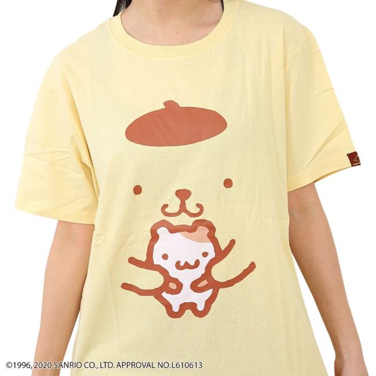 ポムポムプリン 半袖 Tシャツ サンリオ グッズ レディース[品番：YSDW0000660]｜CharaBasket（キャラバスケット）のレディースファッション通販｜SHOPLIST（ショップリスト）