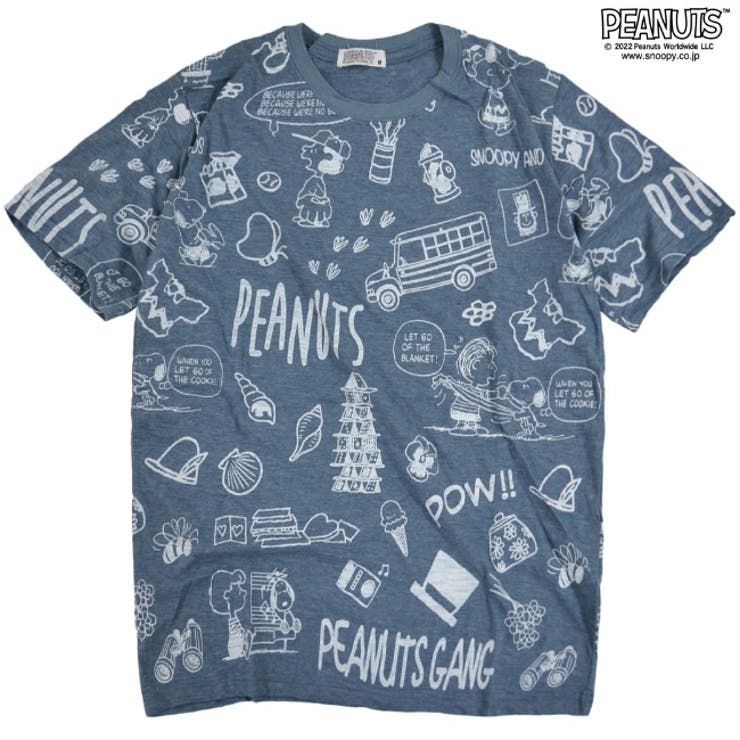 スヌーピー Tシャツ メンズ 半袖 プリント PEANUT[品番：YSDW0000898]｜CharaBasket（キャラバスケット）のメンズファッション通販｜SHOPLIST（ショップリスト）
