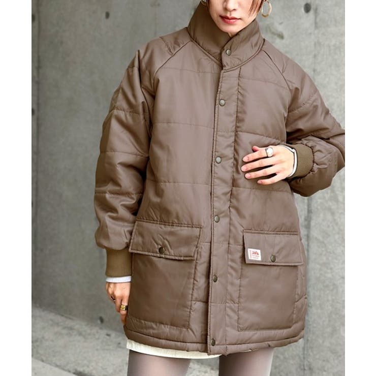 《JaVaジャバ コラボ》ラフだけど品良く。中綿bigシルエットブルゾン[品番：WZ000004189]｜Classical Elf （クラシカルエルフ）のレディースファッション通販 ...