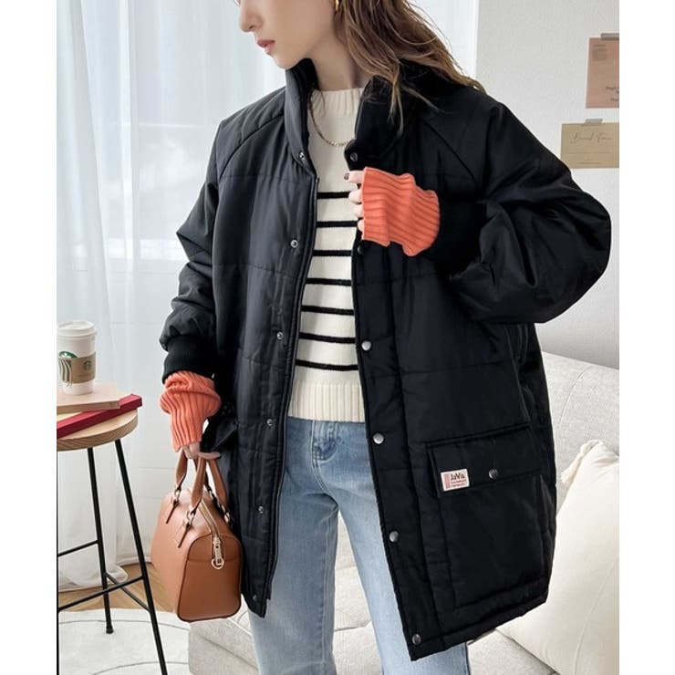 《JaVaジャバ コラボ》ラフだけど品良く。中綿bigシルエットブルゾン[品番：WZ000004189]｜Classical Elf （クラシカルエルフ）のレディースファッション通販 ...